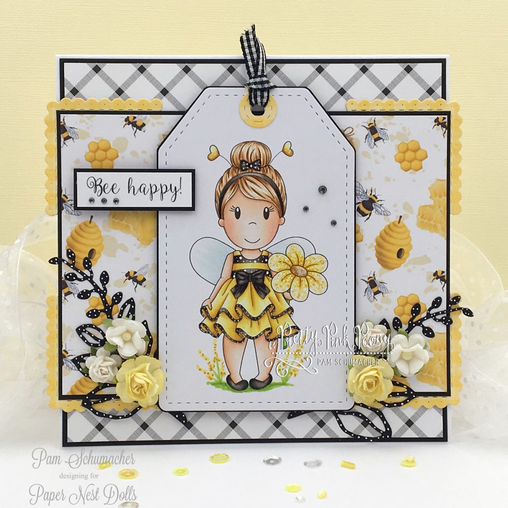 Little Miss Lulu Bee – A Pretty Pink Peony