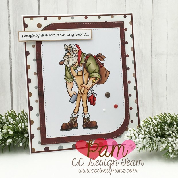 C.C. Designs – Hipster Santa – A Pretty Pink Peony