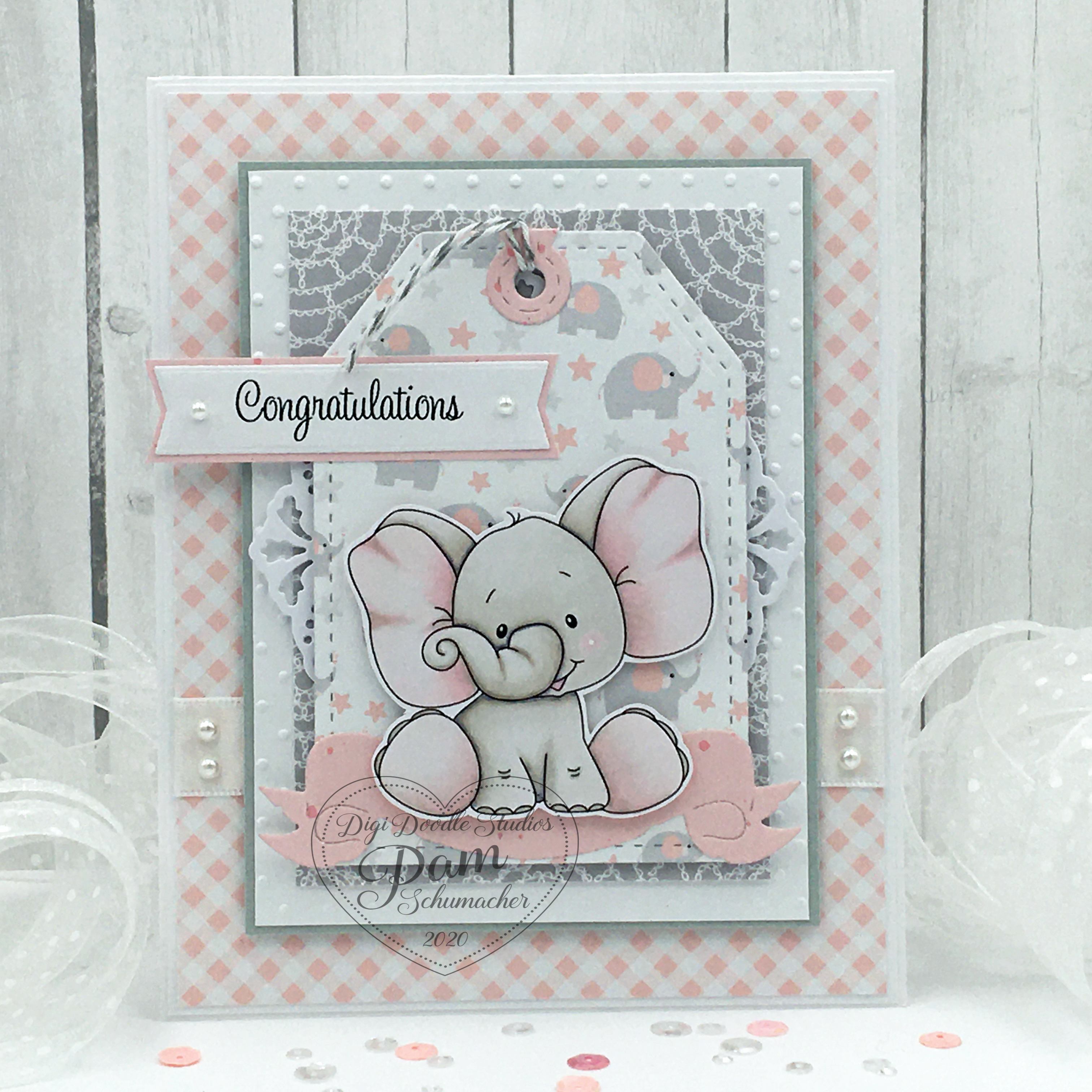 Congratulations ~ Digi Doodle Studios – A Pretty Pink Peony