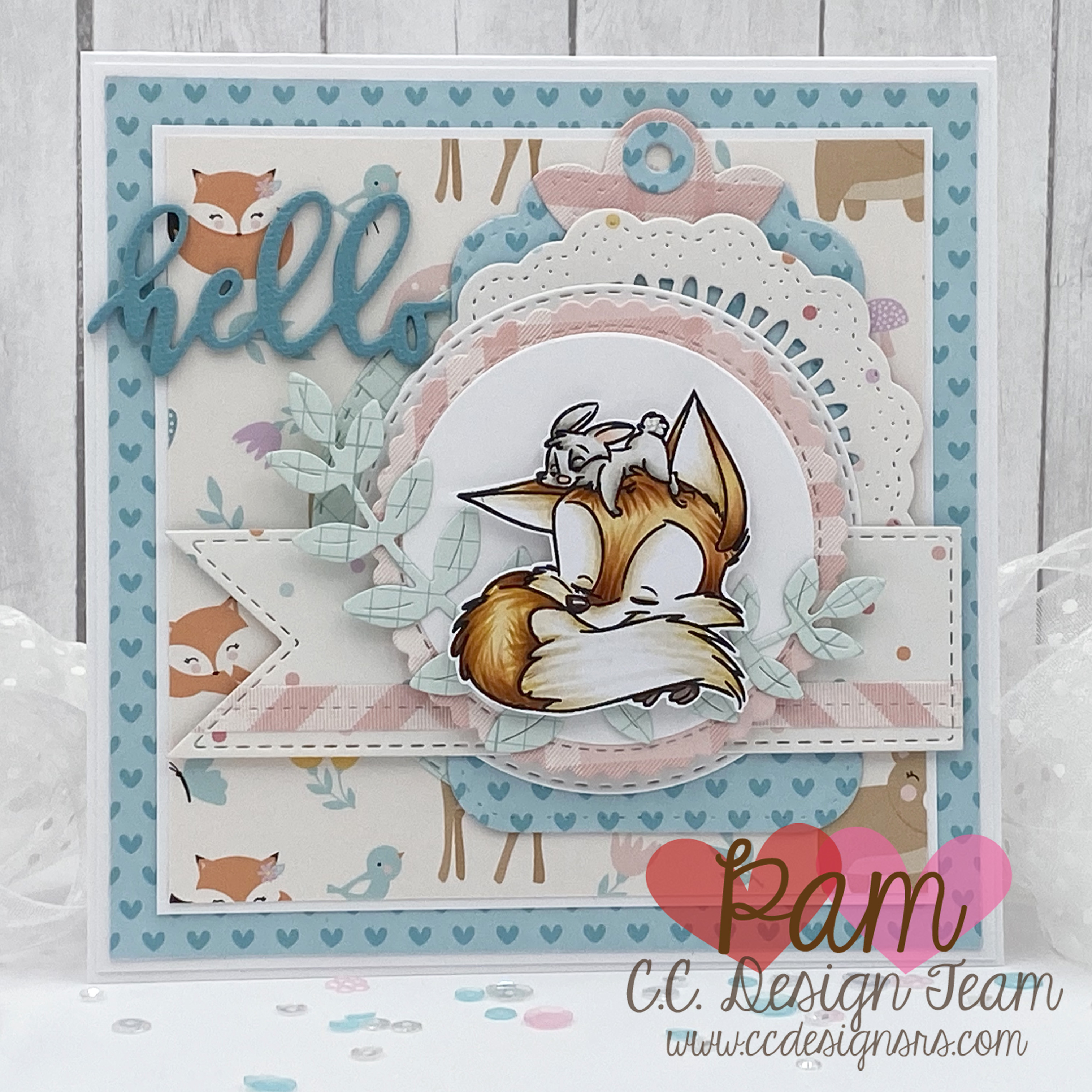 Hello Foxy – A Pretty Pink Peony