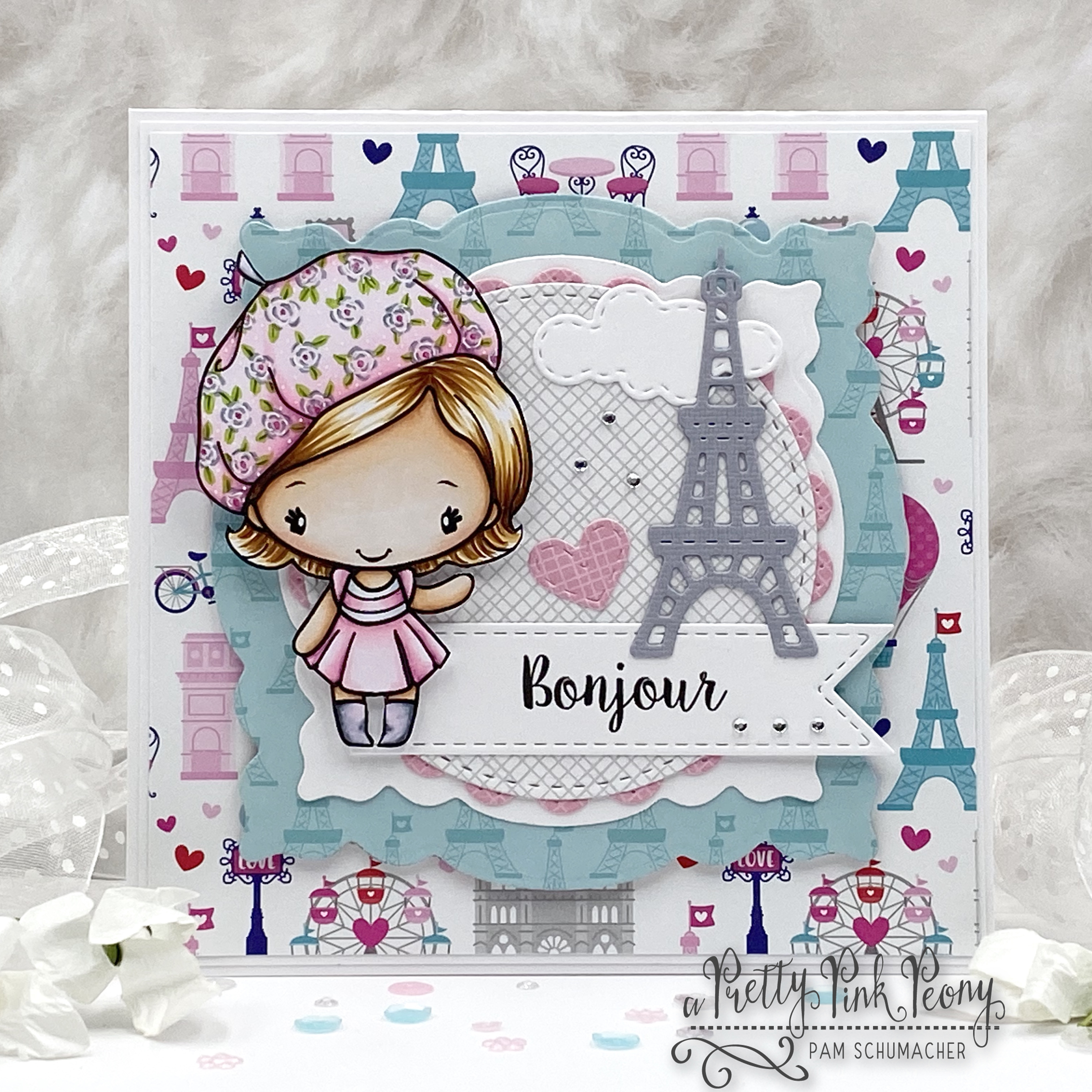 Bonjour – A Pretty Pink Peony