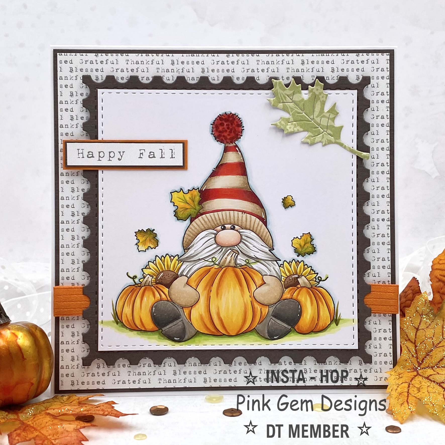 Happy Fall – A Pretty Pink Peony