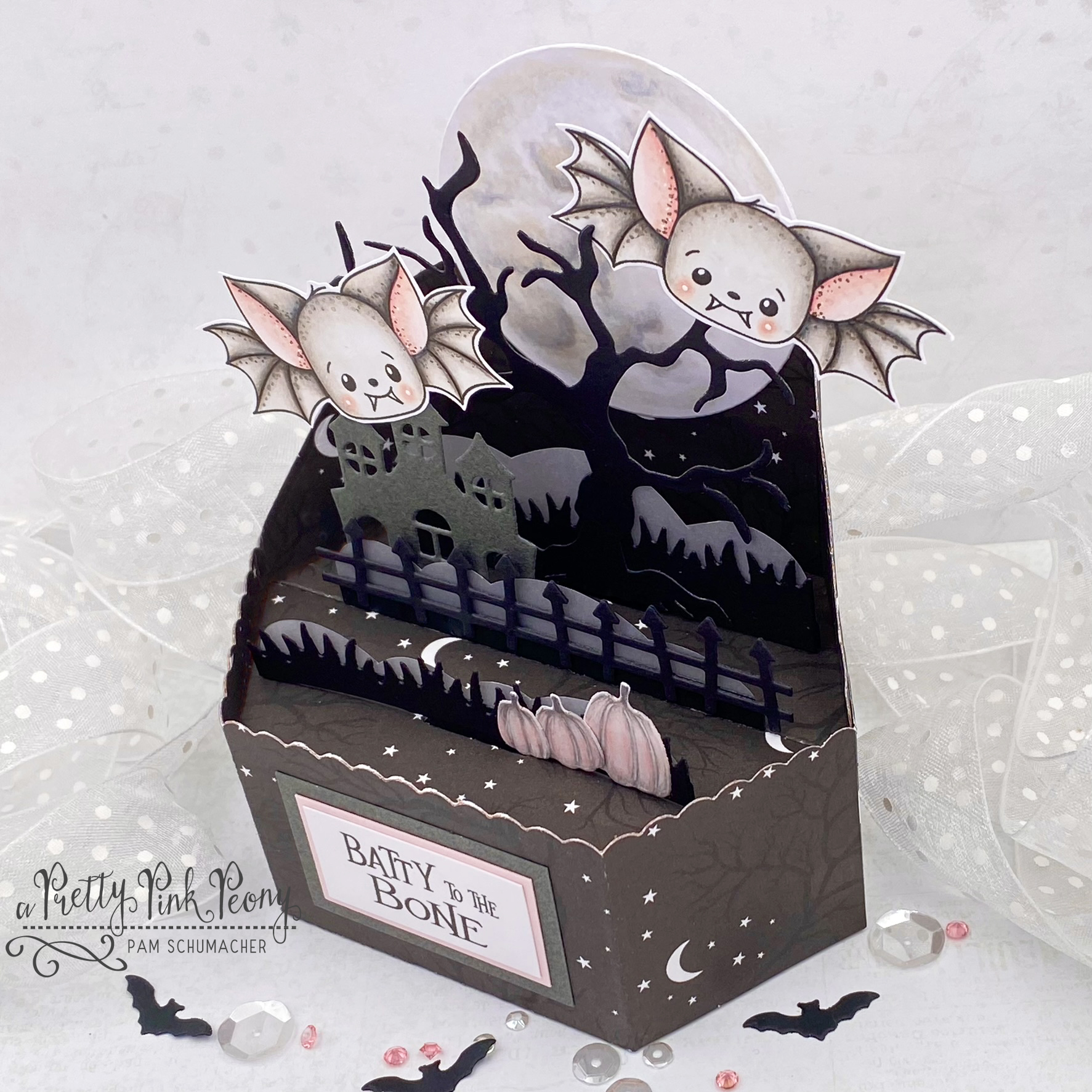 Batty to the Bone – A Pretty Pink Peony